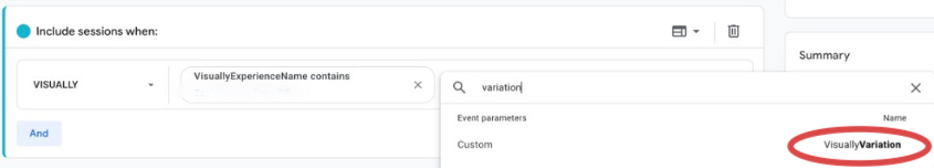 Visually.io + Google Analytics 4 Integration